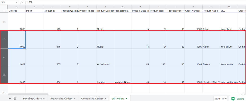 How to Import Orders? – WPSyncSheets Documentations Website