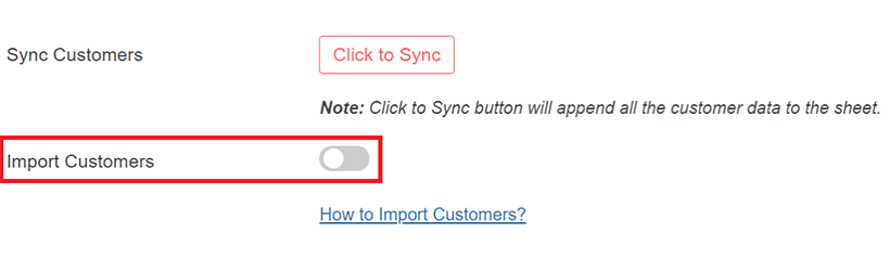 How to Import Customers? – WPSyncSheets Documentations Website