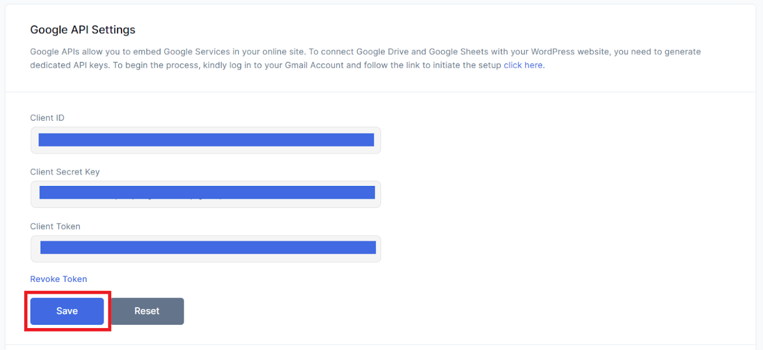 Google Sheets API Settings for WPSyncSheets – Setup & Configuration ...