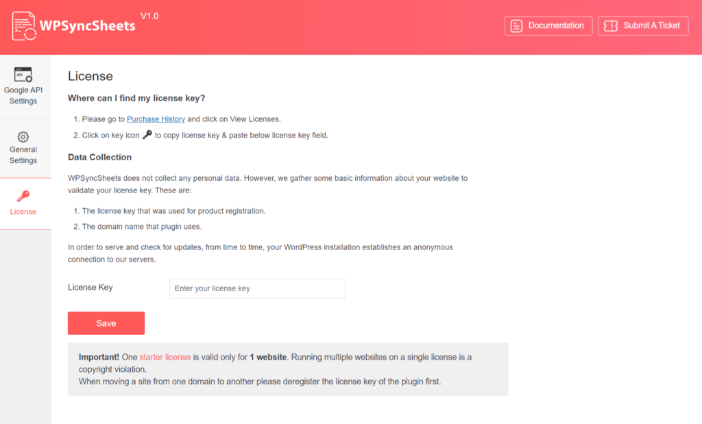 Update – WPSyncSheets Documentations Website