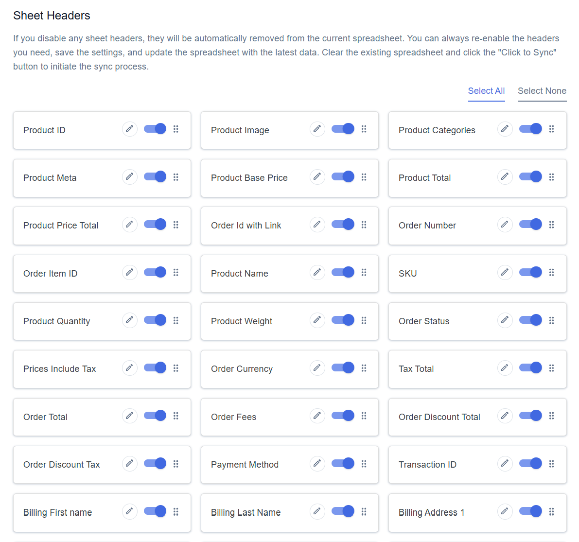 Export Orders – WPSyncSheets for WooCommerce